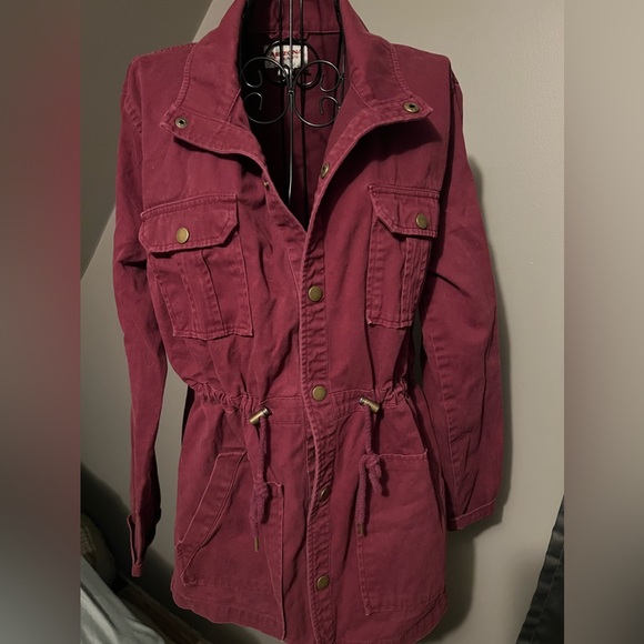 Arizona Jean Company | Jackets & Coats | Arizona Burgundy Jacket | Poshmark